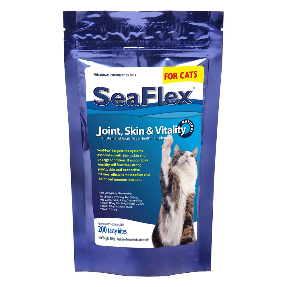 Buy Seaflex Joint, Skin & Vitality Health Supplement For Cats 100gm 1 ...