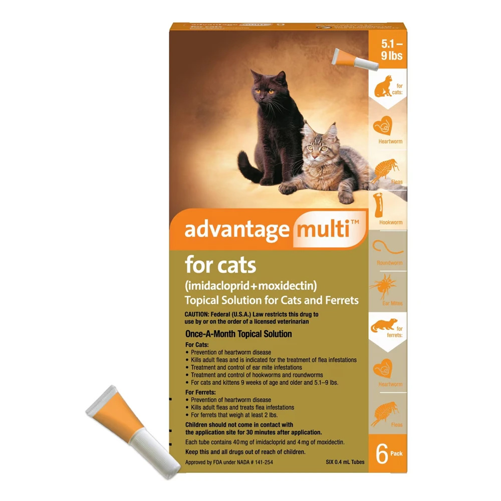 Buy Advantage Multi (Advocate) For Kittens & Small Cats, Orange, Up To ...